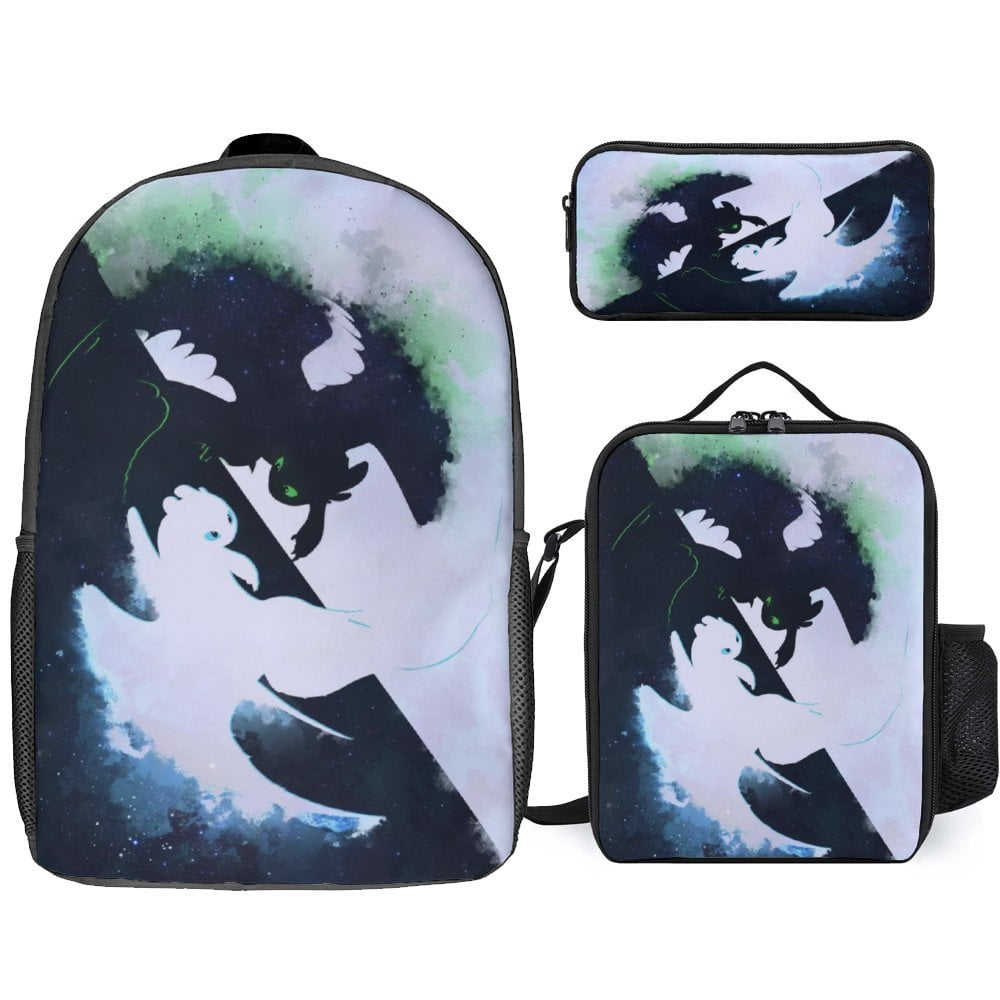 How To Train Your Dragon Toothless Backpack Set Backpacks with Pencil ...