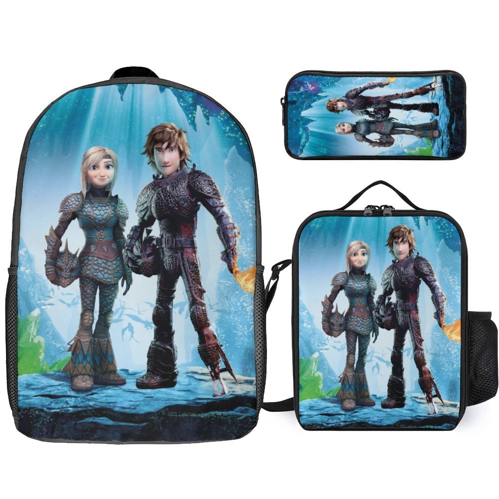How To Train Your Dragon Toothless Backpack Set Backpacks with Pencil ...