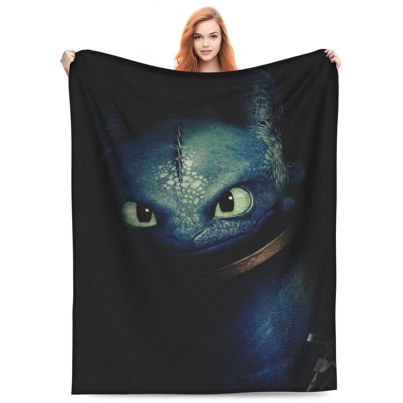 How To Train Your Dragon Toothless Blanket Flannel Fleece Bed Blanket ...