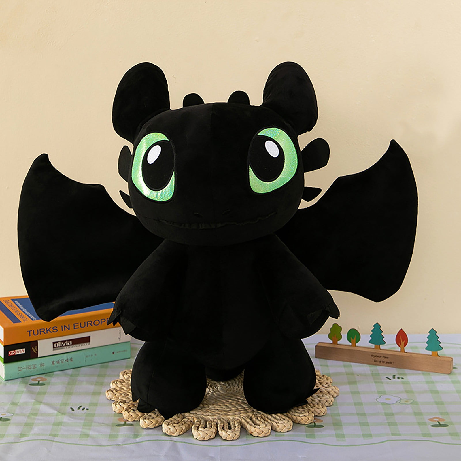 How to Train Your Dragon Toy - 15.8In Night Fury Toothless Plush Toy ...