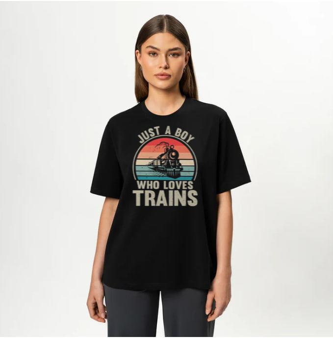 Train Fan Railroad Locomotive Engineering Tee up to 5XL - Walmart.com