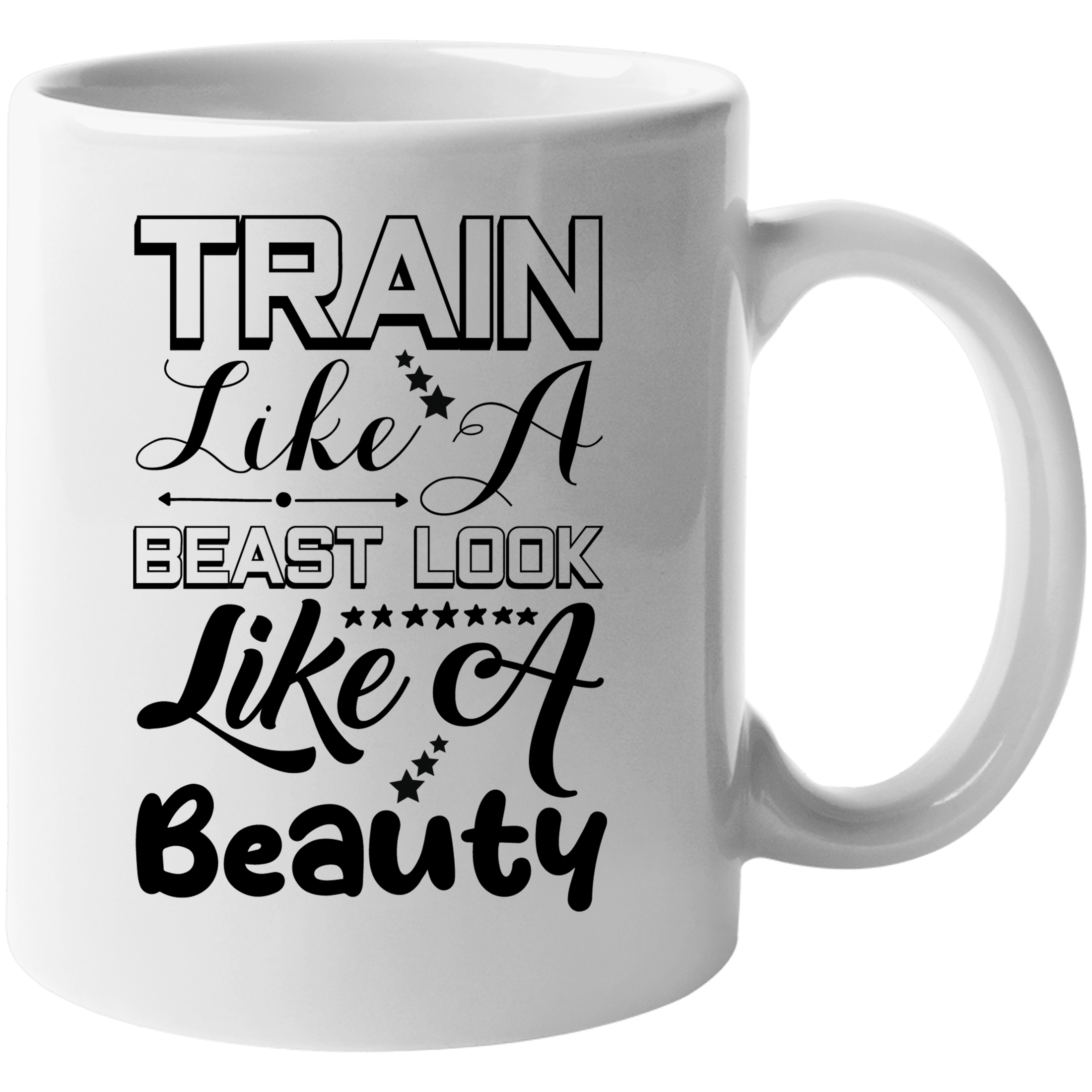 Train Like a Beast, Look Like a Beauty, Workout Quote - Beauty Themed ...