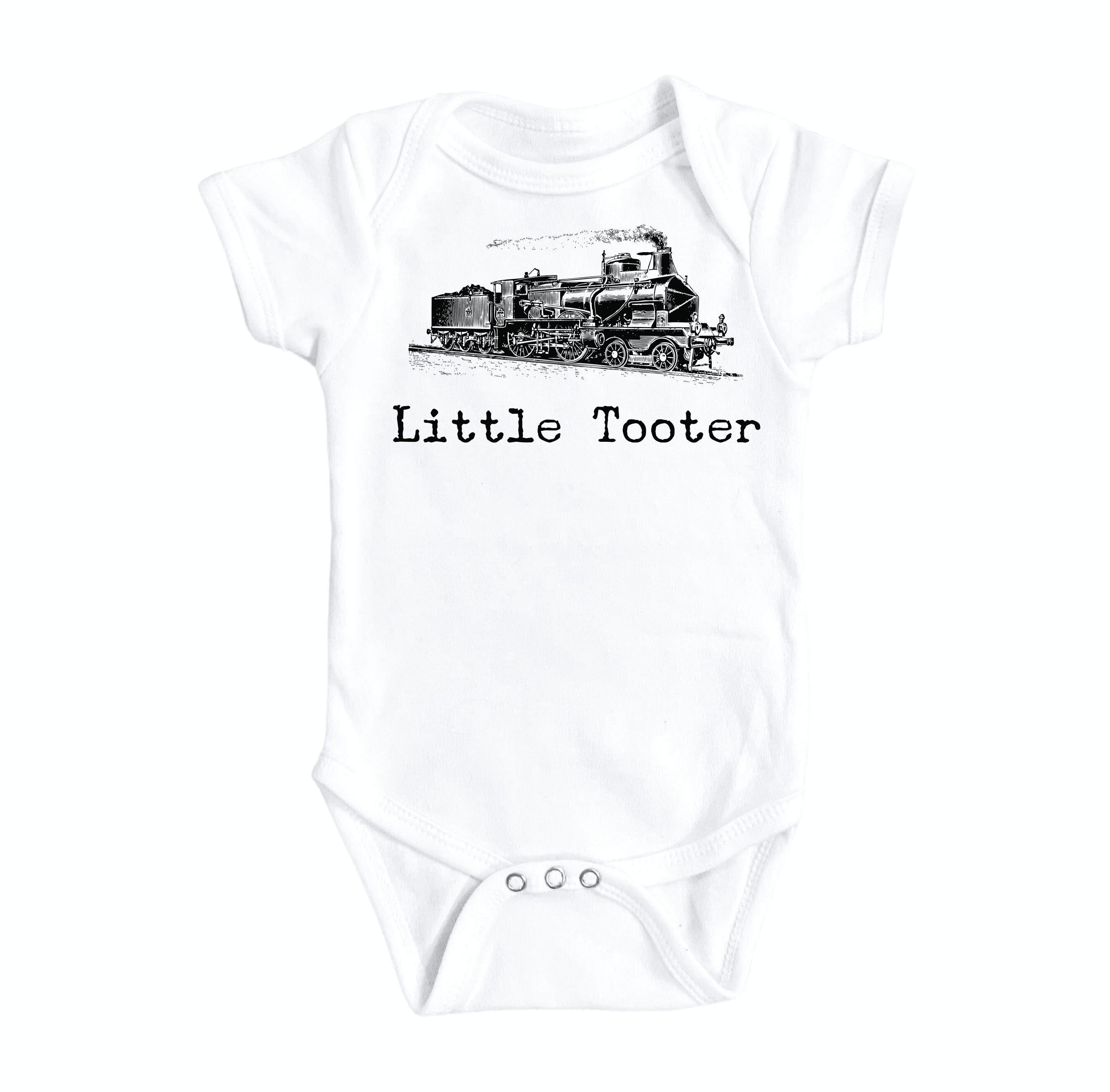 Train Little Tooter - Baby Boy Girl Clothes Infant Bodysuit Funny Cute ...