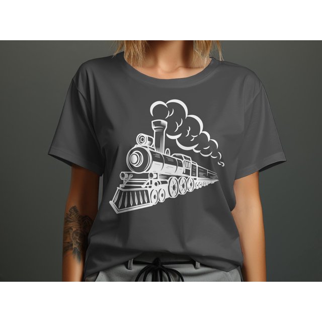 Train Locomotive Tshirt, Mens Gifts, Train Engine Tshirt, Railroad ...