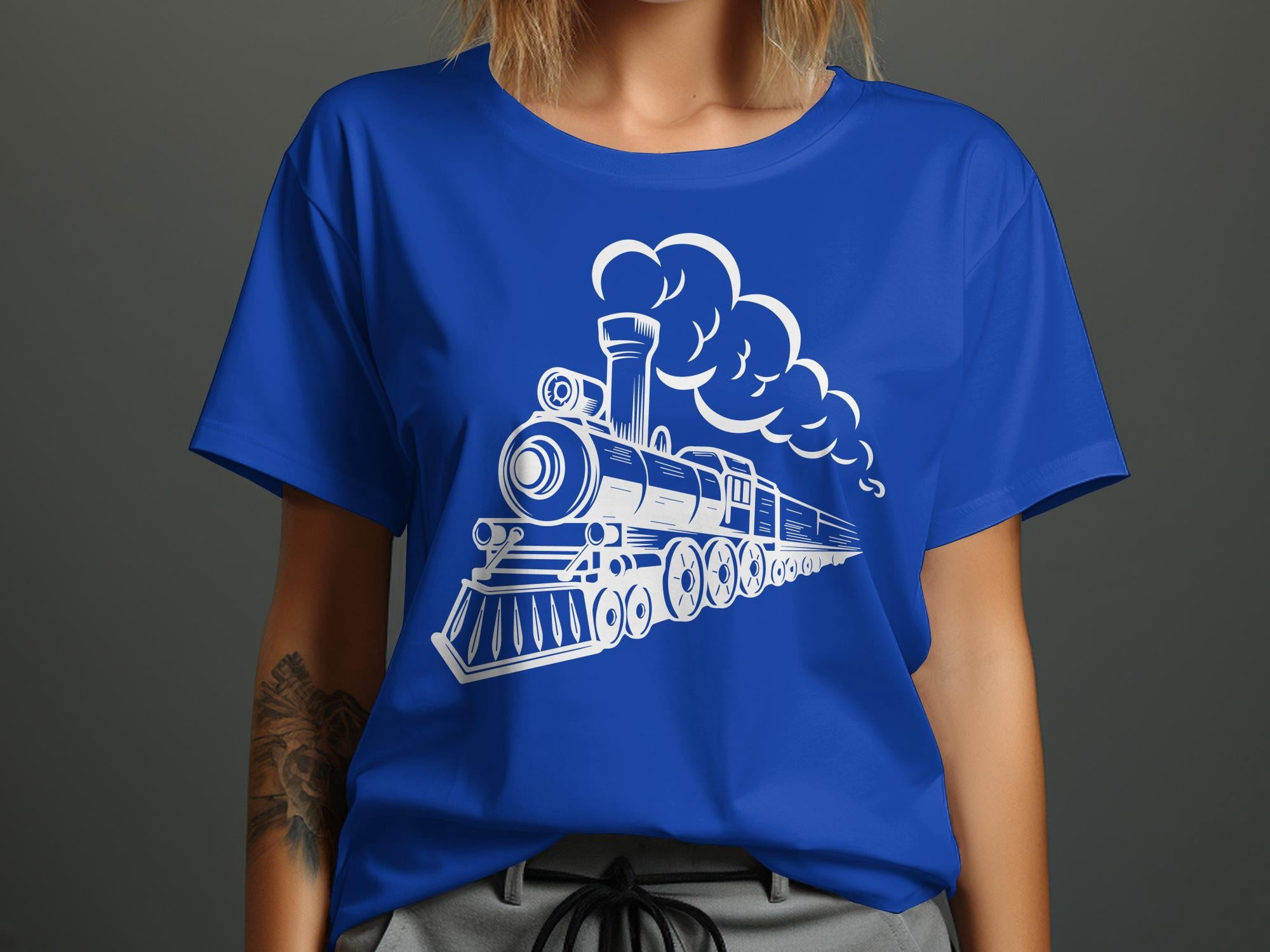 Train Locomotive Tshirt, Mens Gifts, Train Engine Tshirt, Railroad ...
