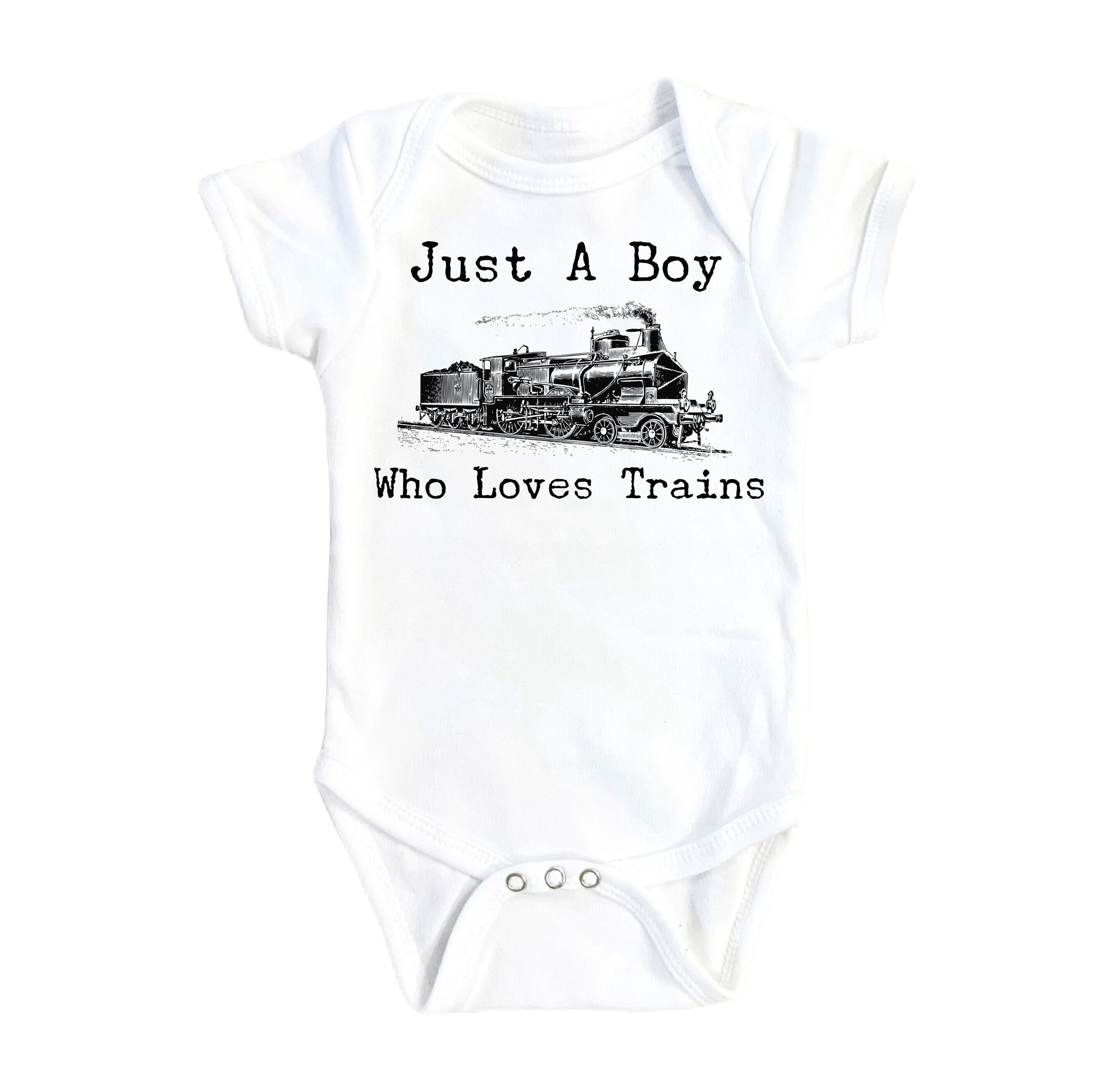 Train Love Boy - Baby Boy Girl Clothes Infant Bodysuit Funny Cute ...