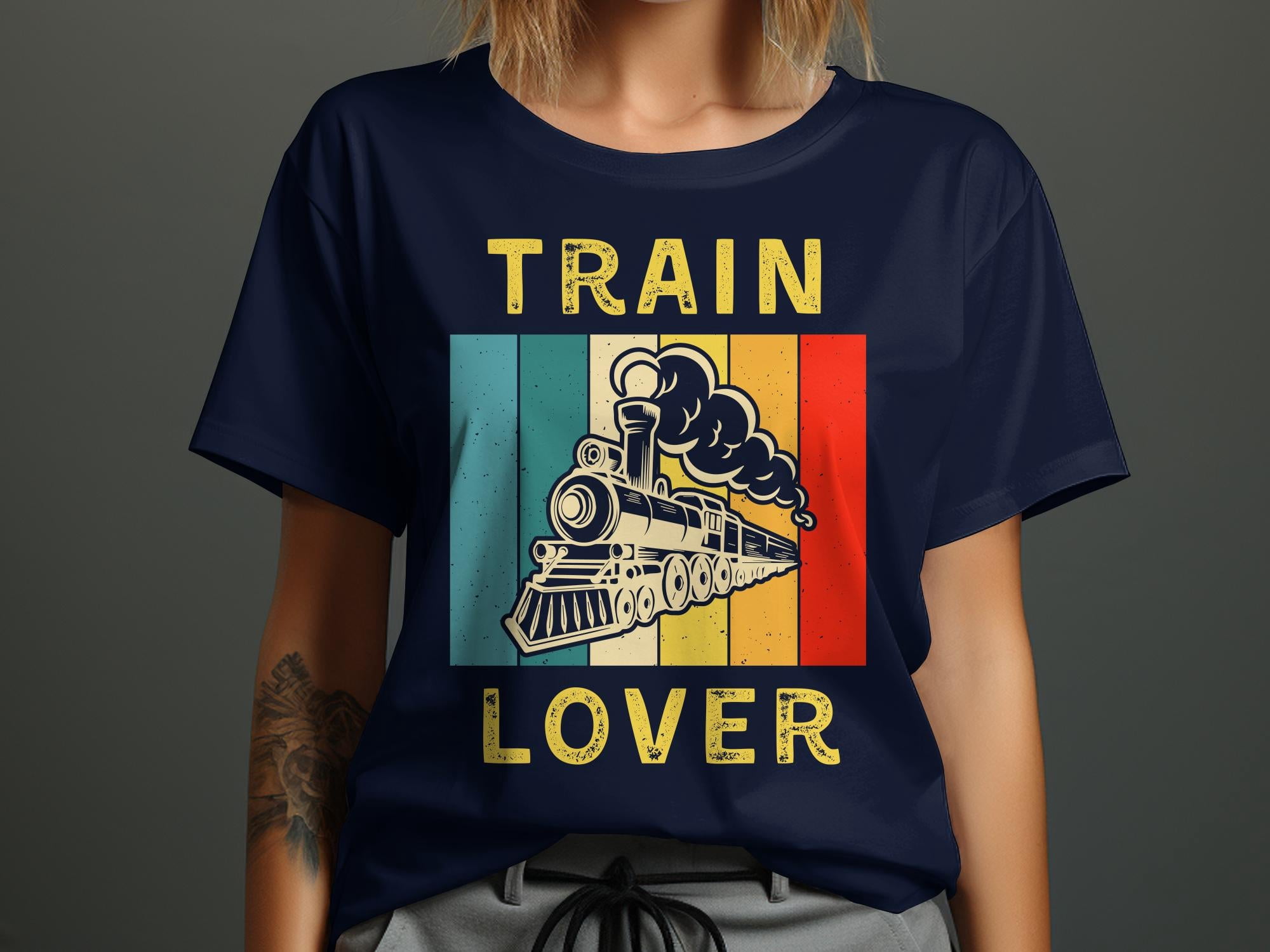 Train Lover Locomotive Tshirt, Mens Womens Train T Shirt, Railroad T ...