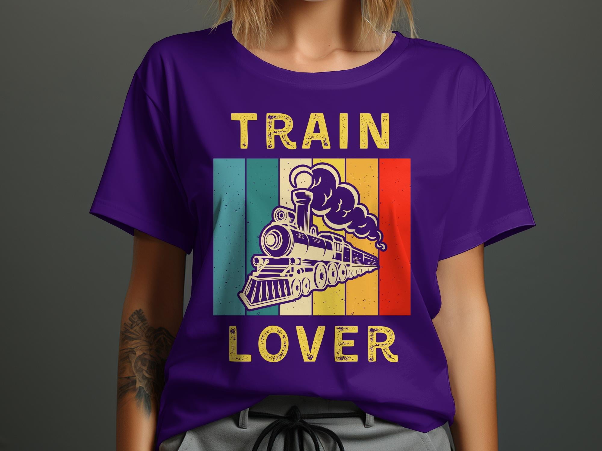 Train Lover Locomotive Tshirt, Mens Womens Train T Shirt, Railroad T ...