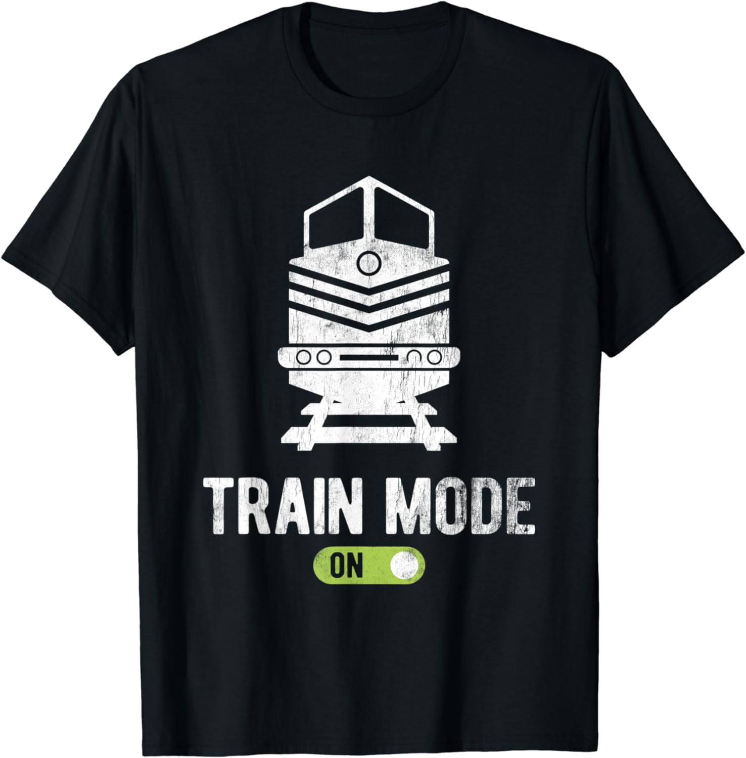 Train Mode On Train Model Railroad T-Shirt - Walmart.com