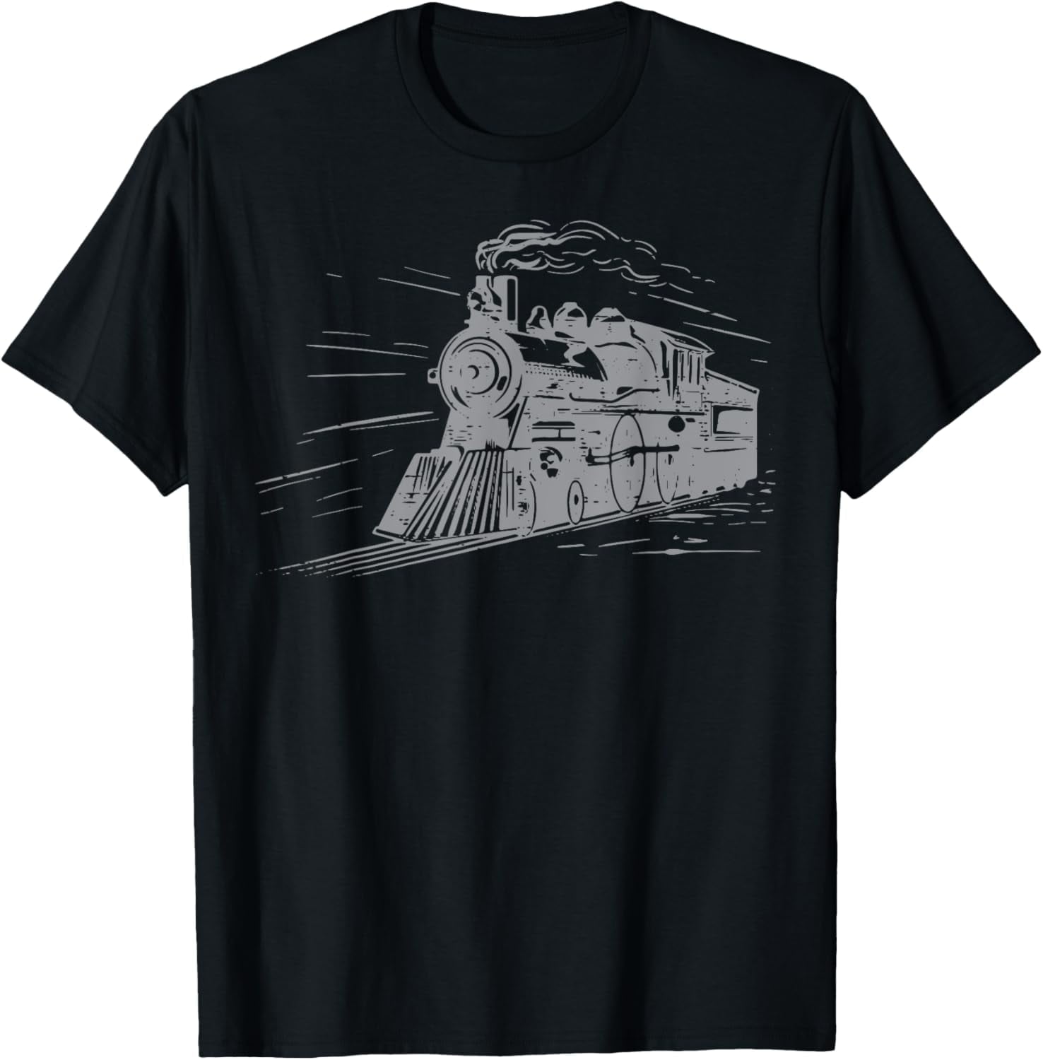 Train Operator Locomotive Vintage Steam Engine Men Boys Kids T-Shirt ...