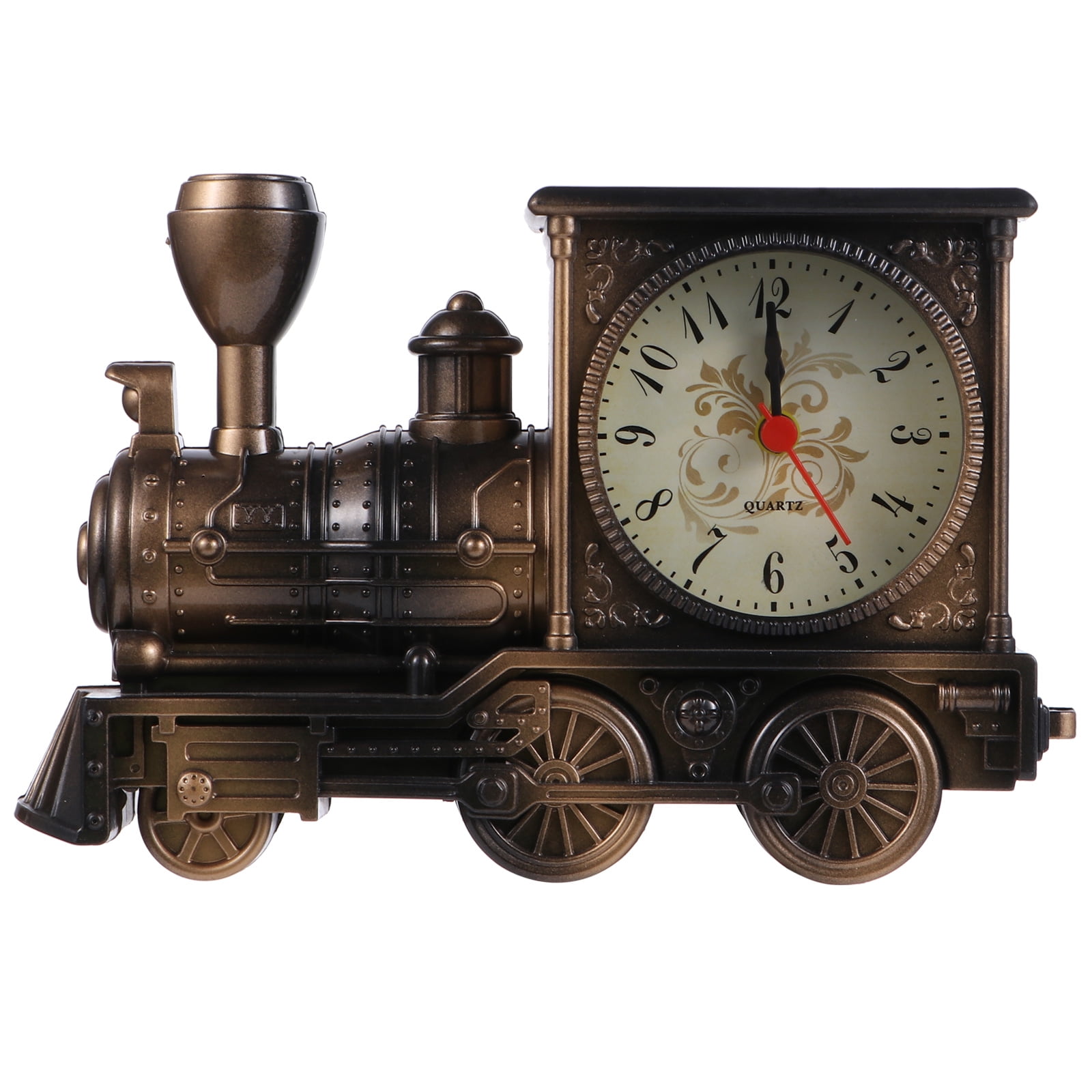 Train Pattern Alarm Clock Desktop Ornament Clock Household Office Alarm ...