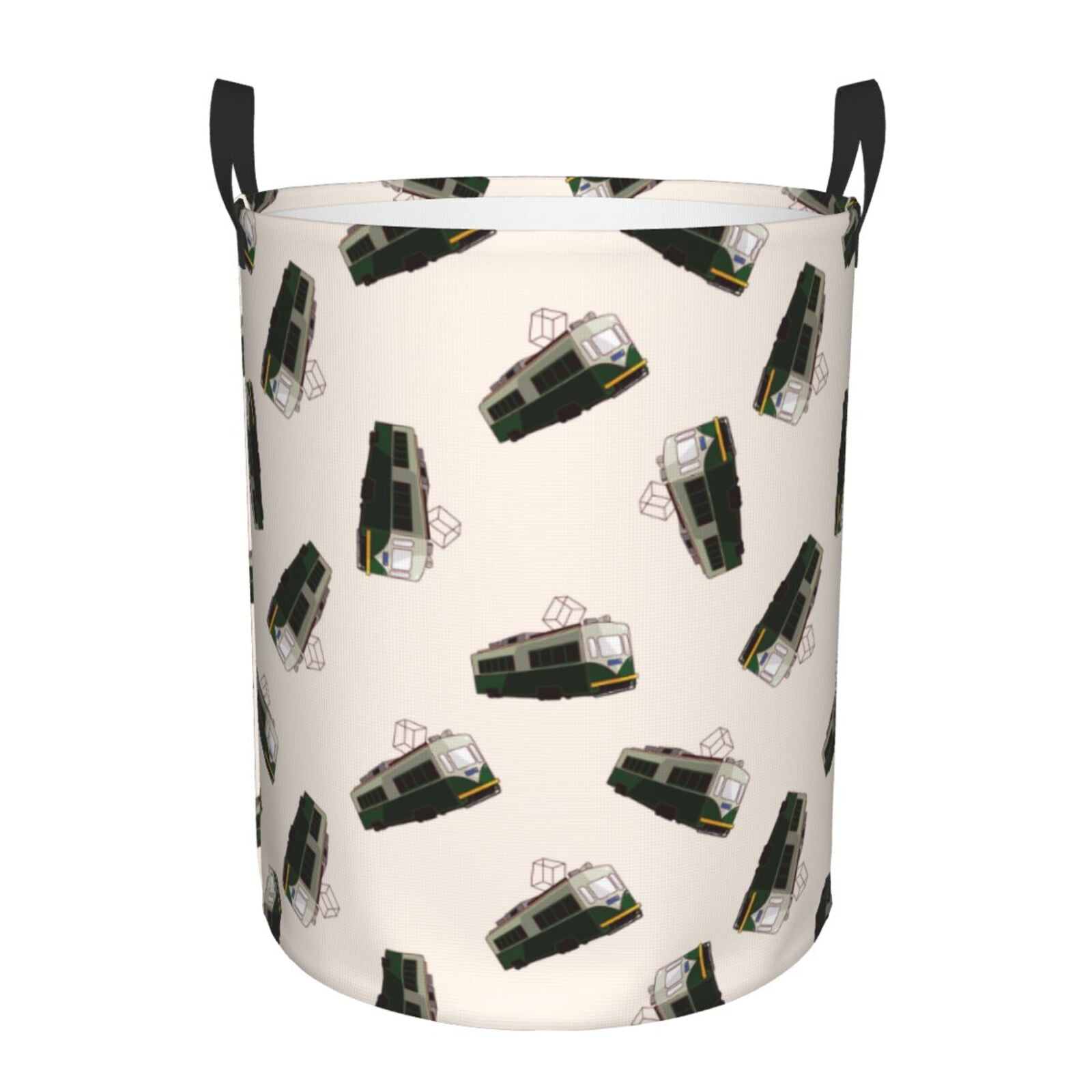 Train Pattern Modern Laundry Basket, Laundry Hamper Waterproof Laundry ...