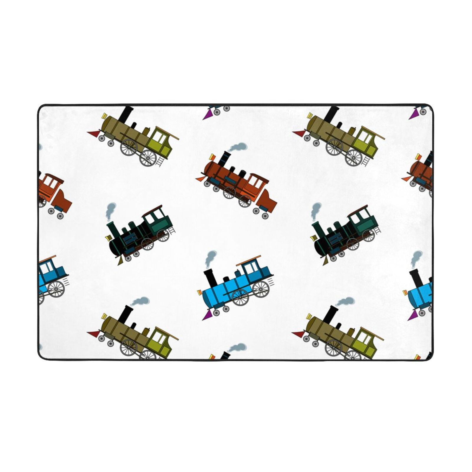 Train Pattern colorful Universal Door Mat Indoor Entrance, 60×39 Non ...