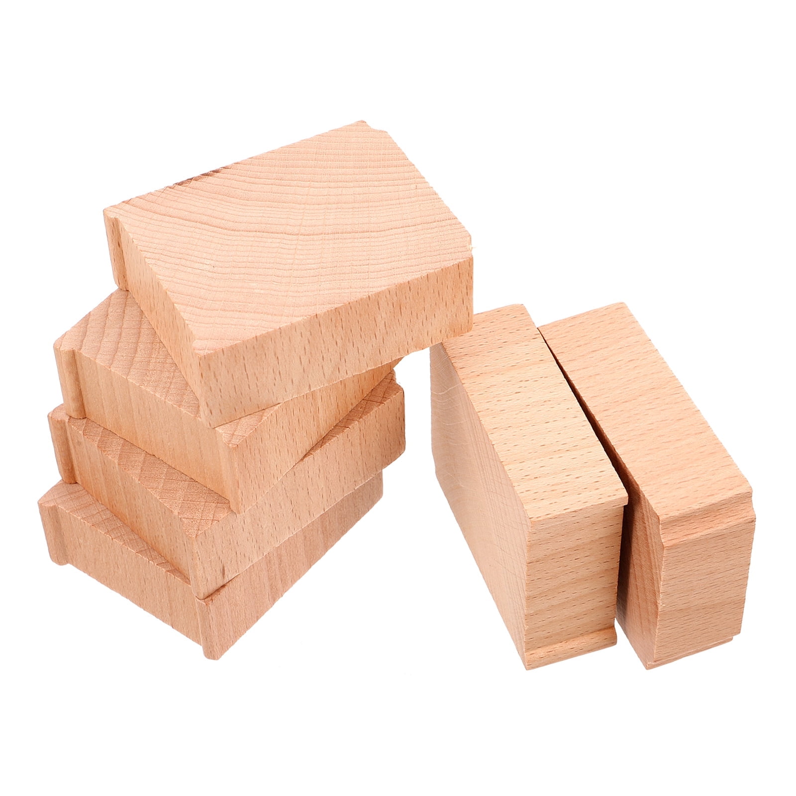 Train Pier 6 Pcs Wooden Railway Accessories Bridge Riser Brio Scene ...