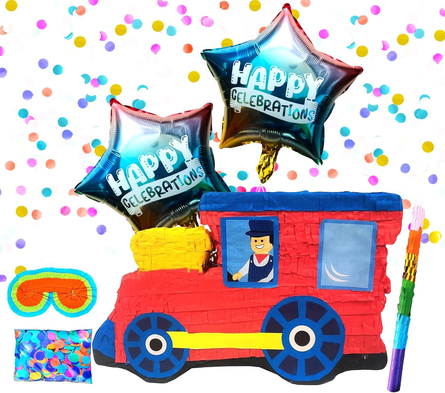 Train Pinatas For Train Themed Party Supplies, Birthday Party ...