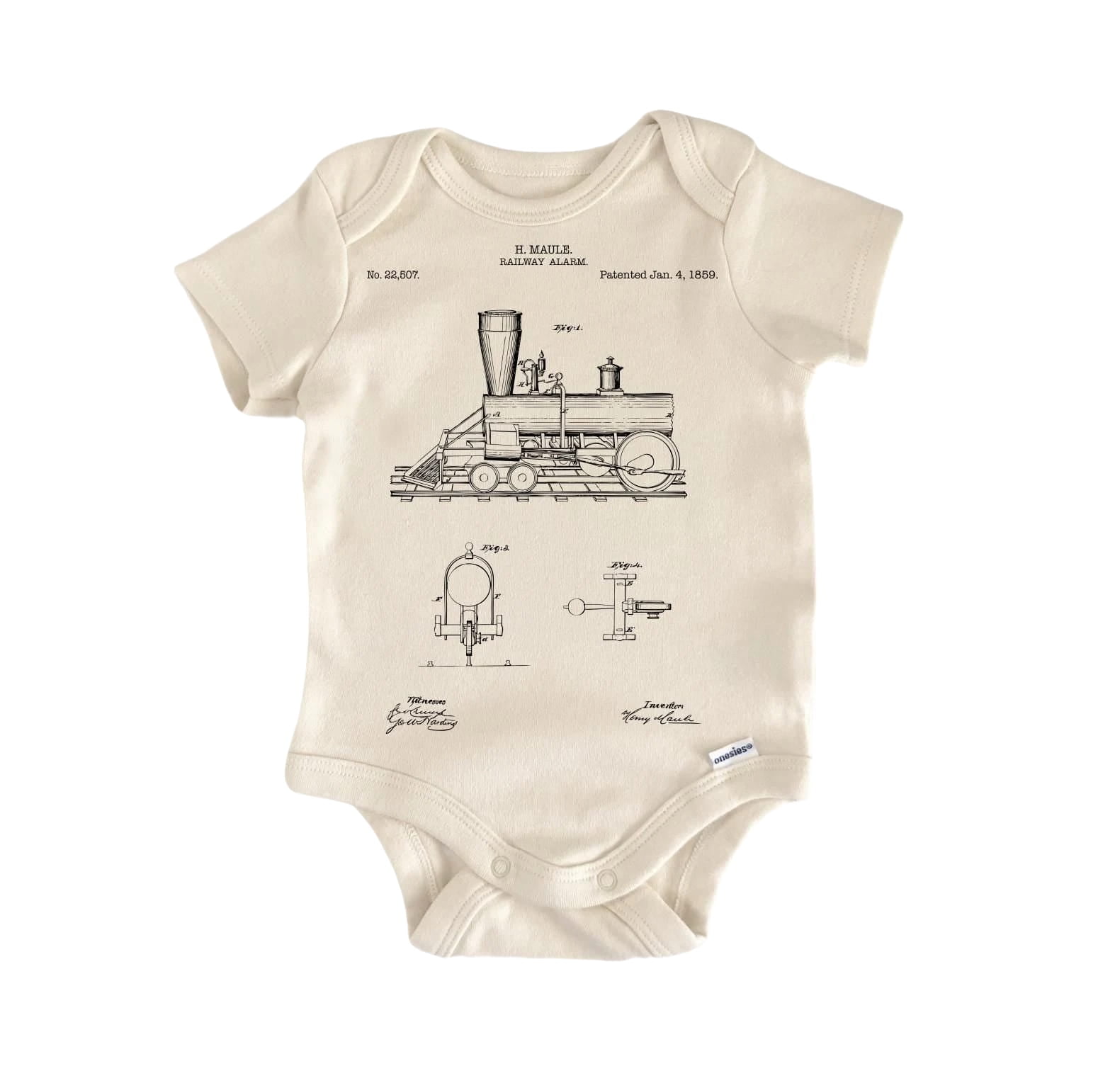 Train Railroad Conductor Newborn Baby Bodysuit - Walmart.com