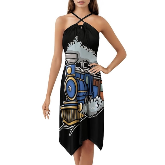 Train Railroad Dress Elegant Party Dresses Evening Dresses Women Dress ...