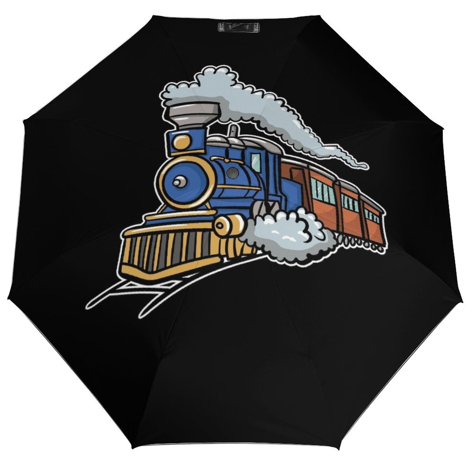 Train Railroad Rain Umbrella Sun Protection Sun Umbrella Parasol ...