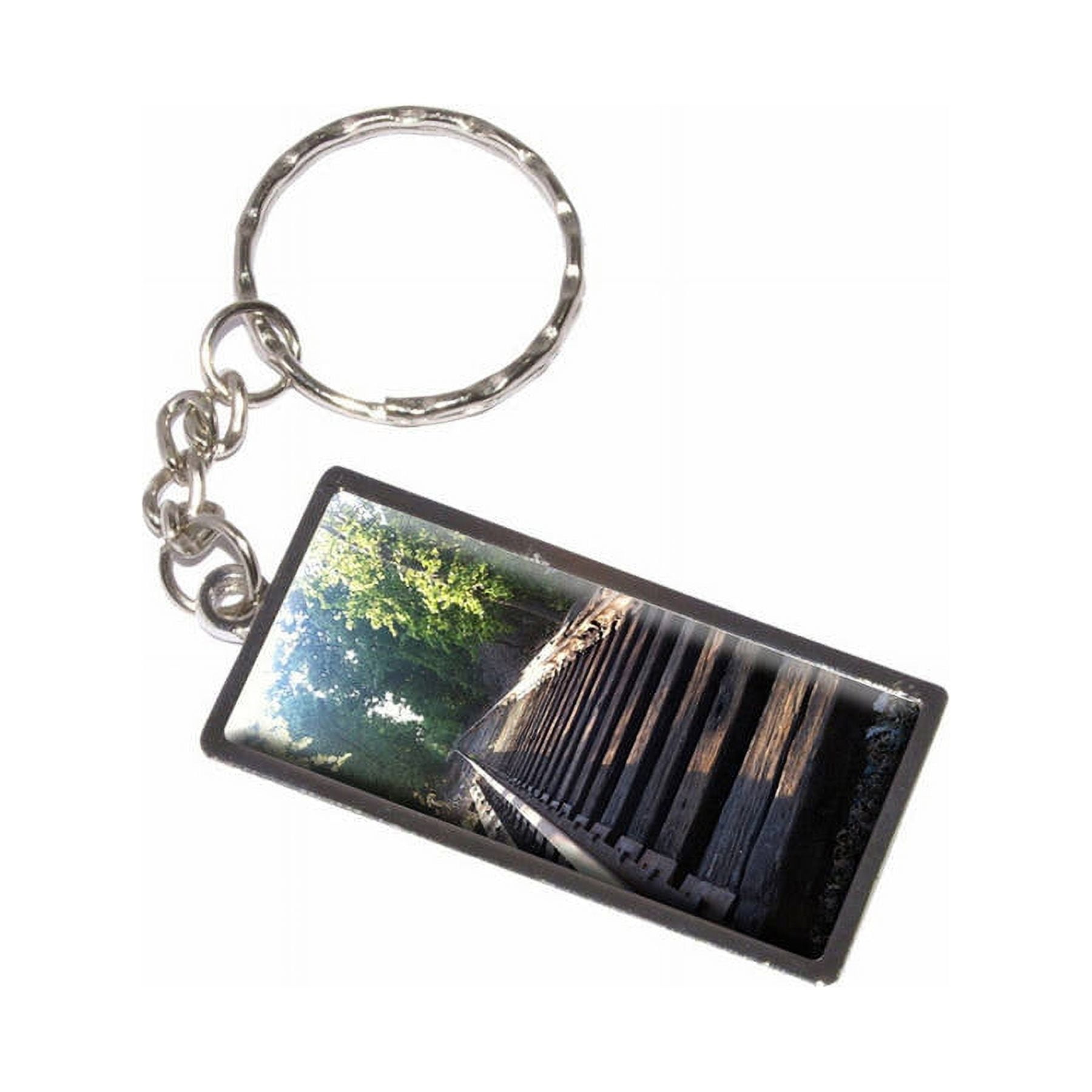 Train Railroad Ties Tracks Keychain Key Chain Ring - Walmart.com