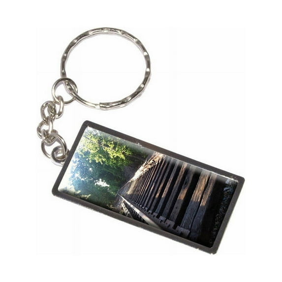 Train Railroad Ties Tracks Keychain Key Chain Ring - Walmart.com