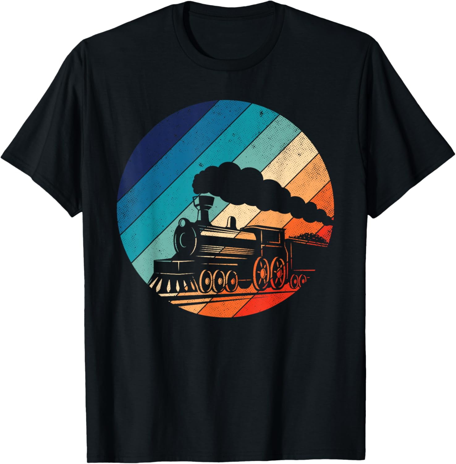 Train Railroad Vintage Retro Locomotive Old Model T-Shirt - Walmart.com