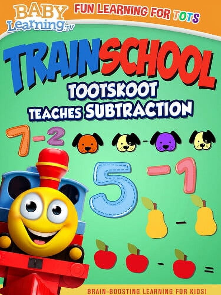 Train School: TootSkoot Teaches Subtraction (DVD), Wownow, Animation ...
