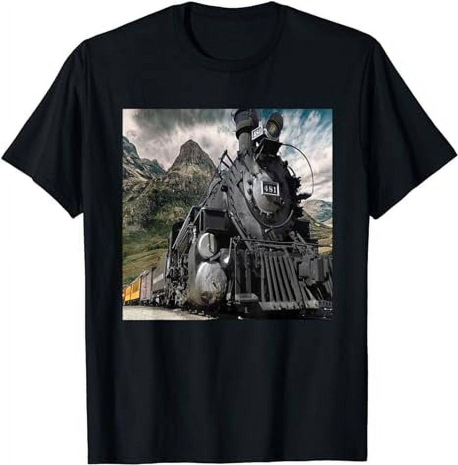 Train Steam Engine T Shirt - Walmart.com