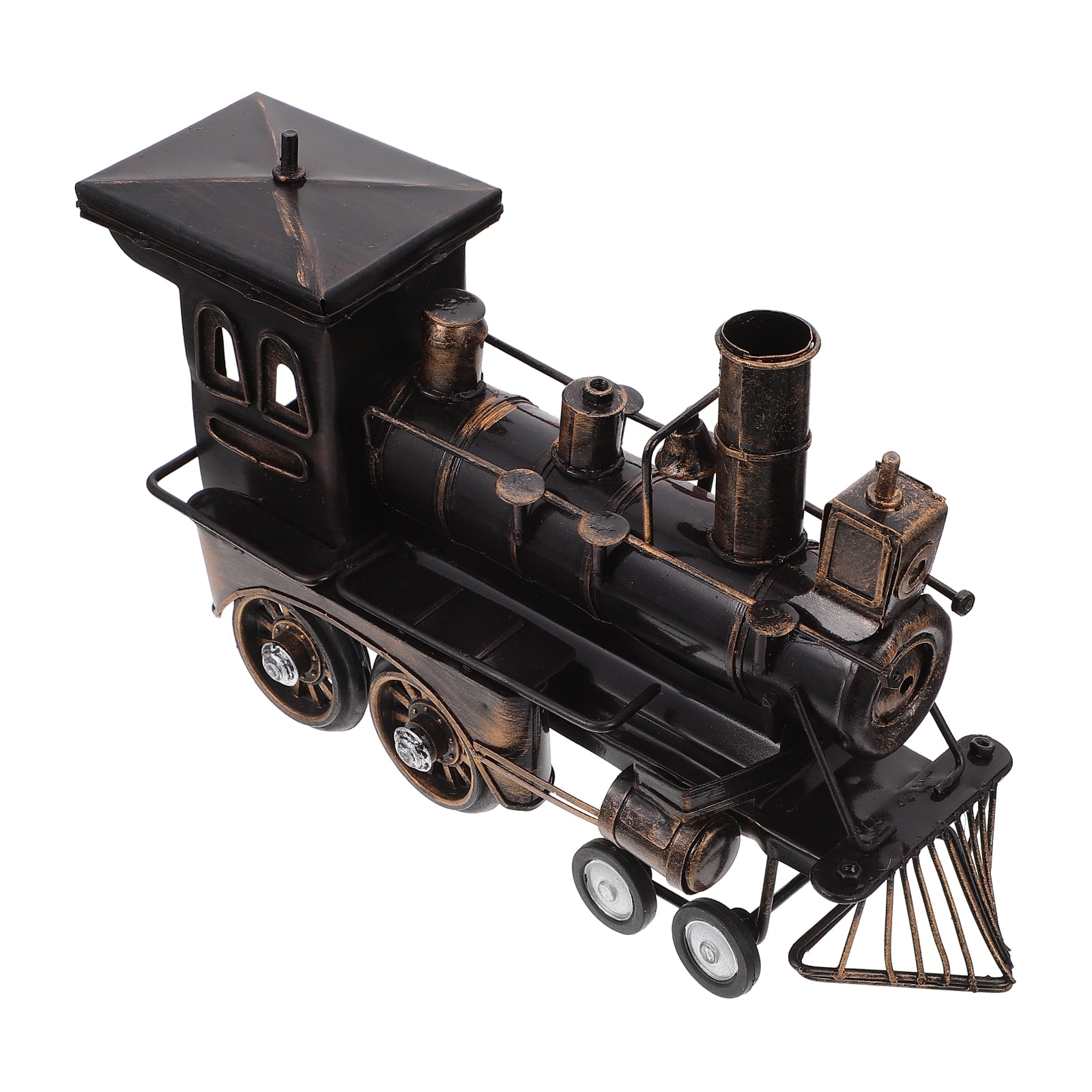 Train Steam Statue Locomotive Model Front Mantelpiece Ornament ...