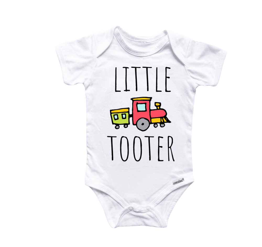 Train Tooter Bodysuit Baby Boy Girl Clothes Infant Bodysuit Funny Cute ...