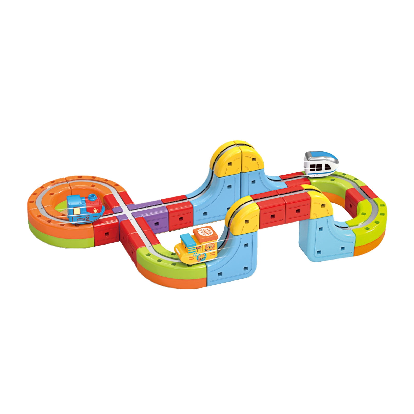 Train Track Fusion Set, 2026 3D Infinity Train Routes with Mix-and ...