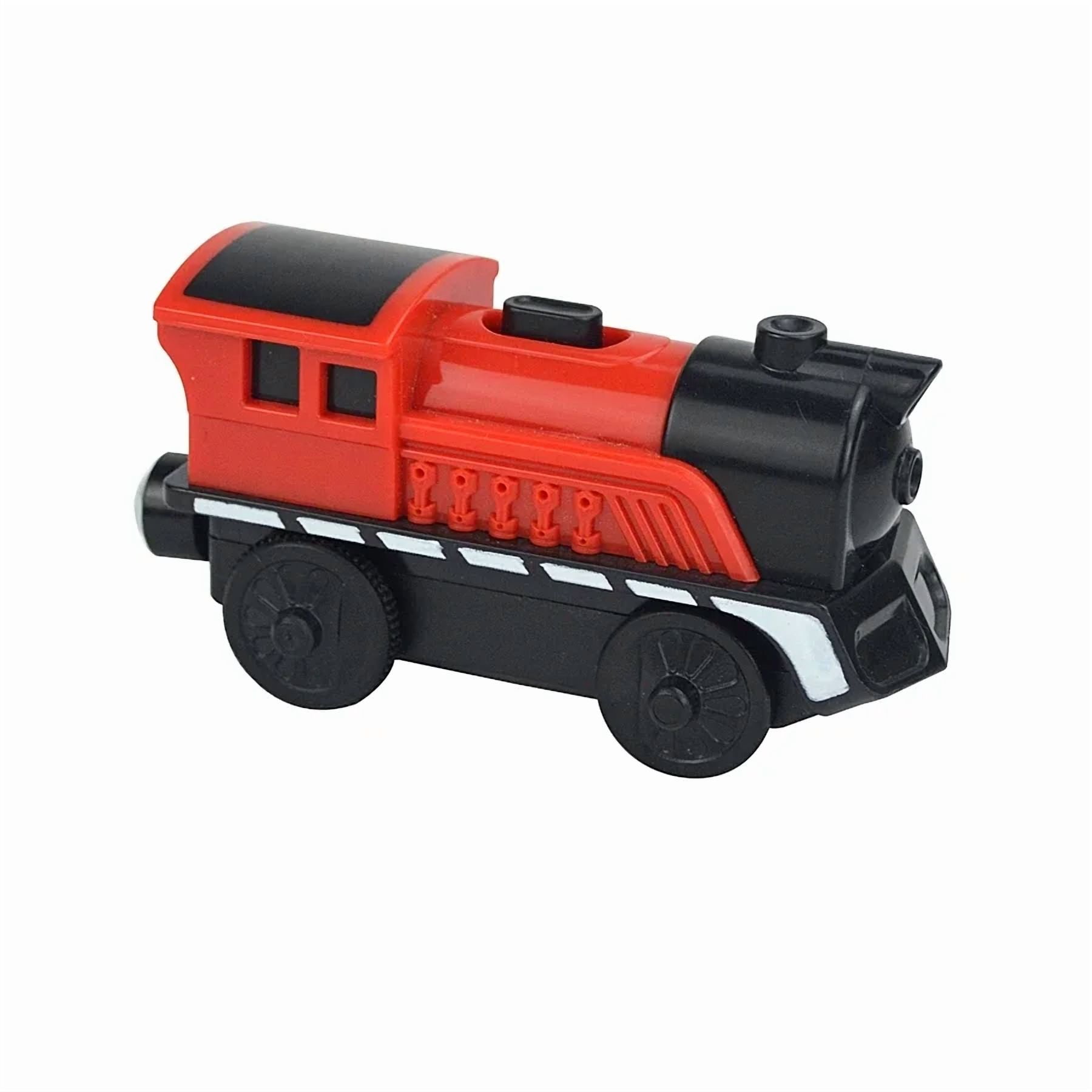 Train Track Wooden Train Toys Magnetic Set Electric Car Locomotive ...