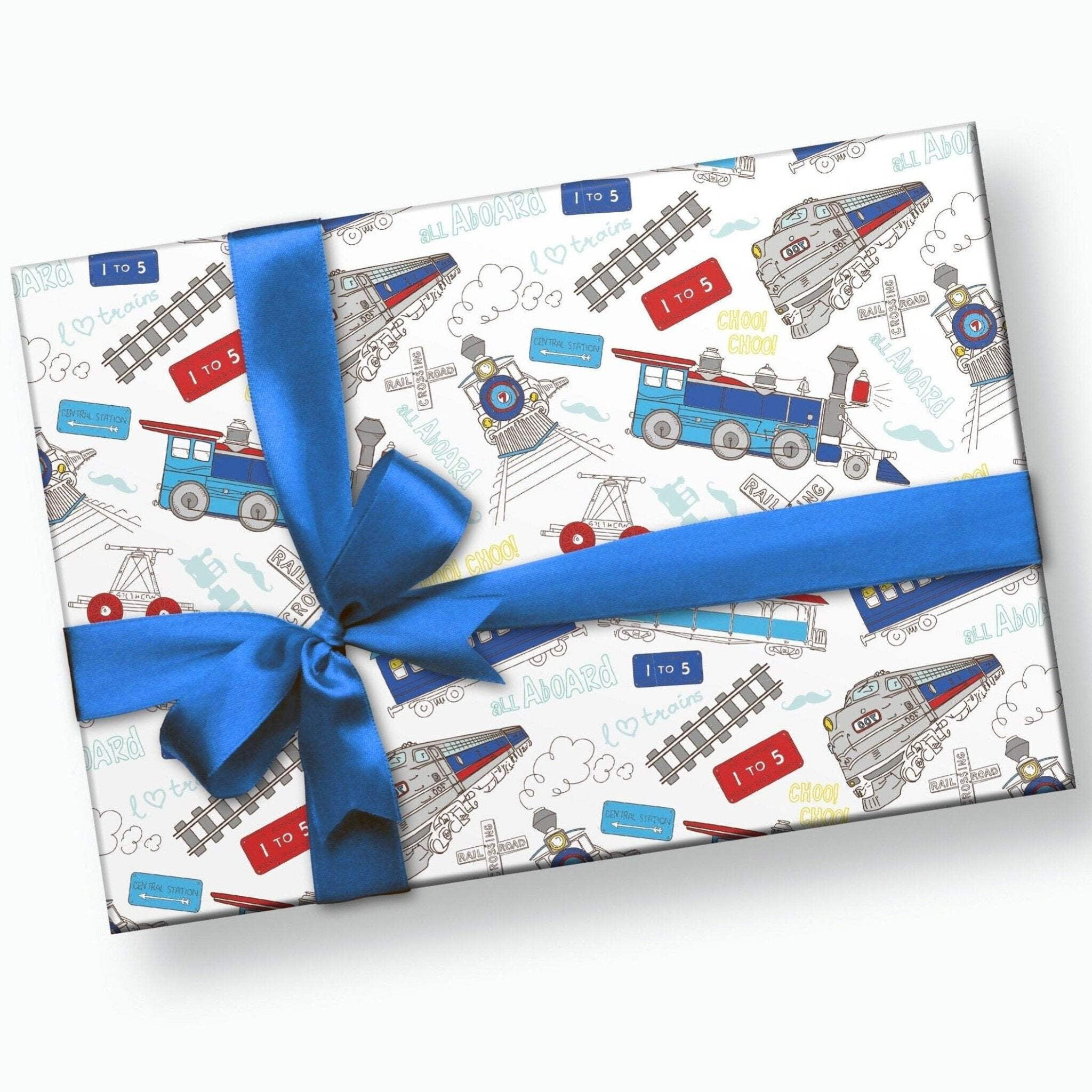 Train Wrapping Paper - Walmart.com