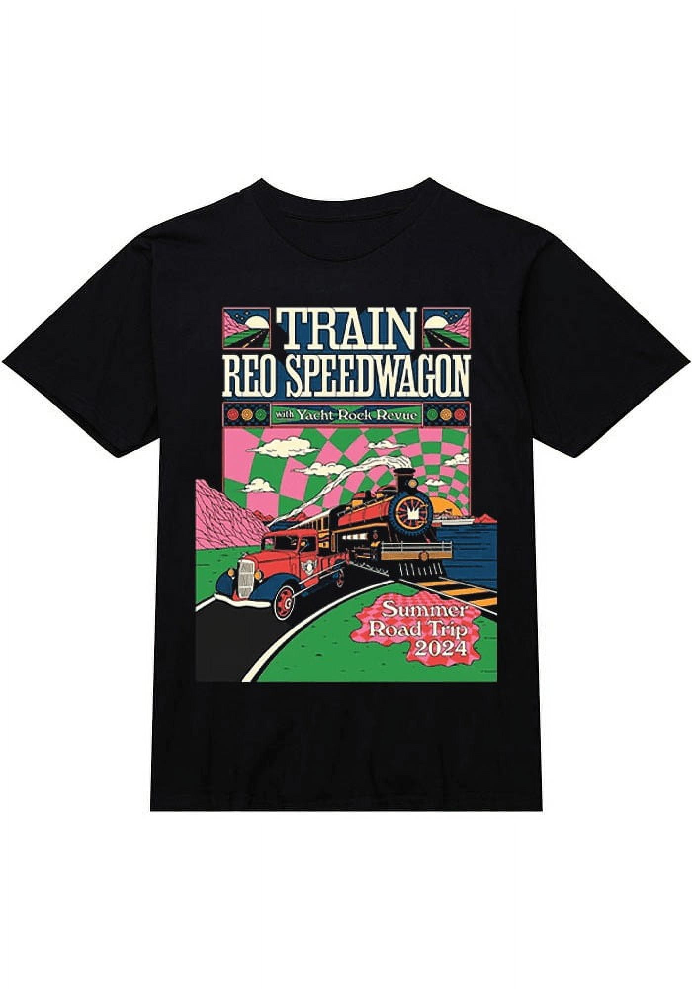 Train and Reo Speedwagon - The Summer Road Trip 2024 Tour Shirt, Train ...