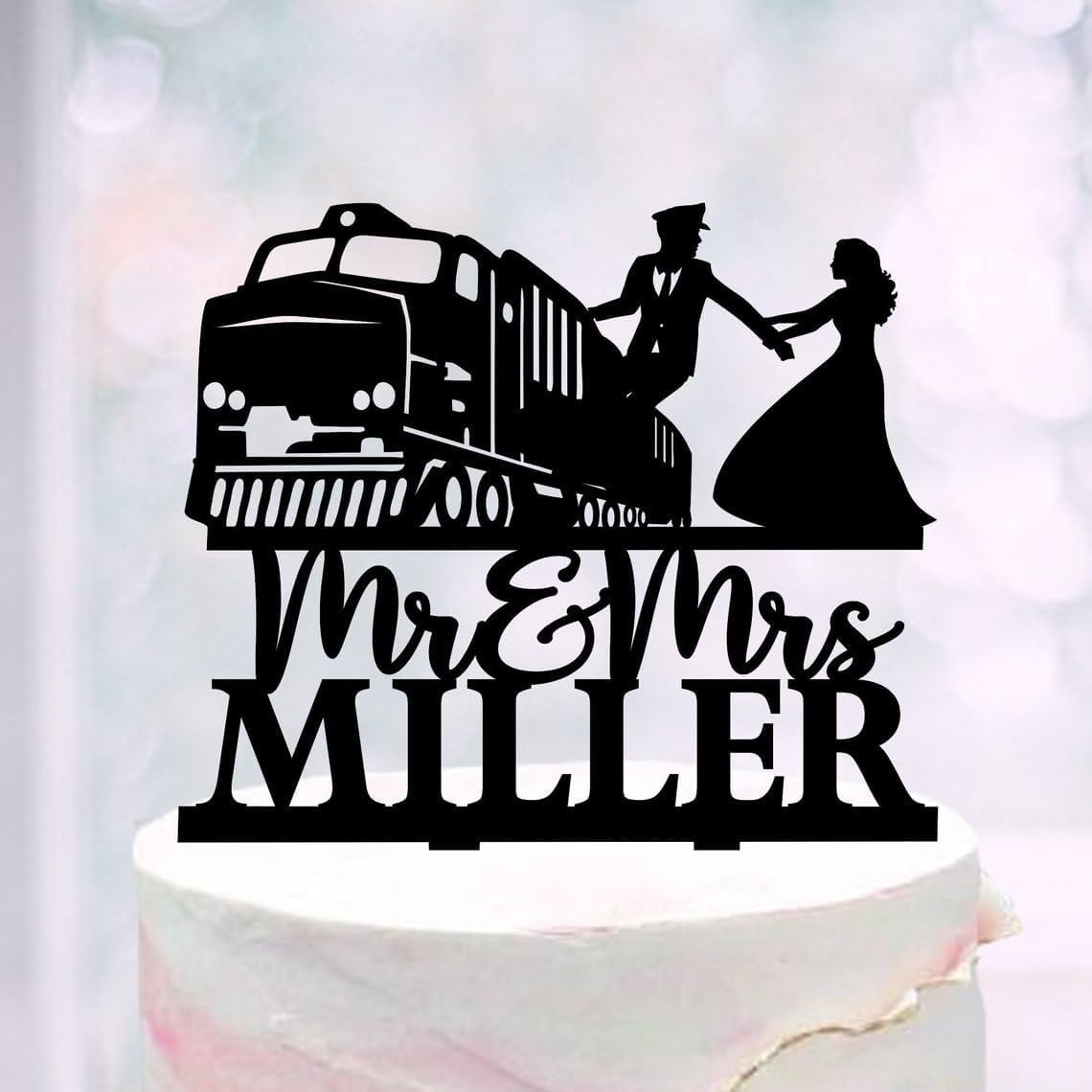 Train cake topper wedding,Train Wedding Cake Topper,Train Locomotive ...