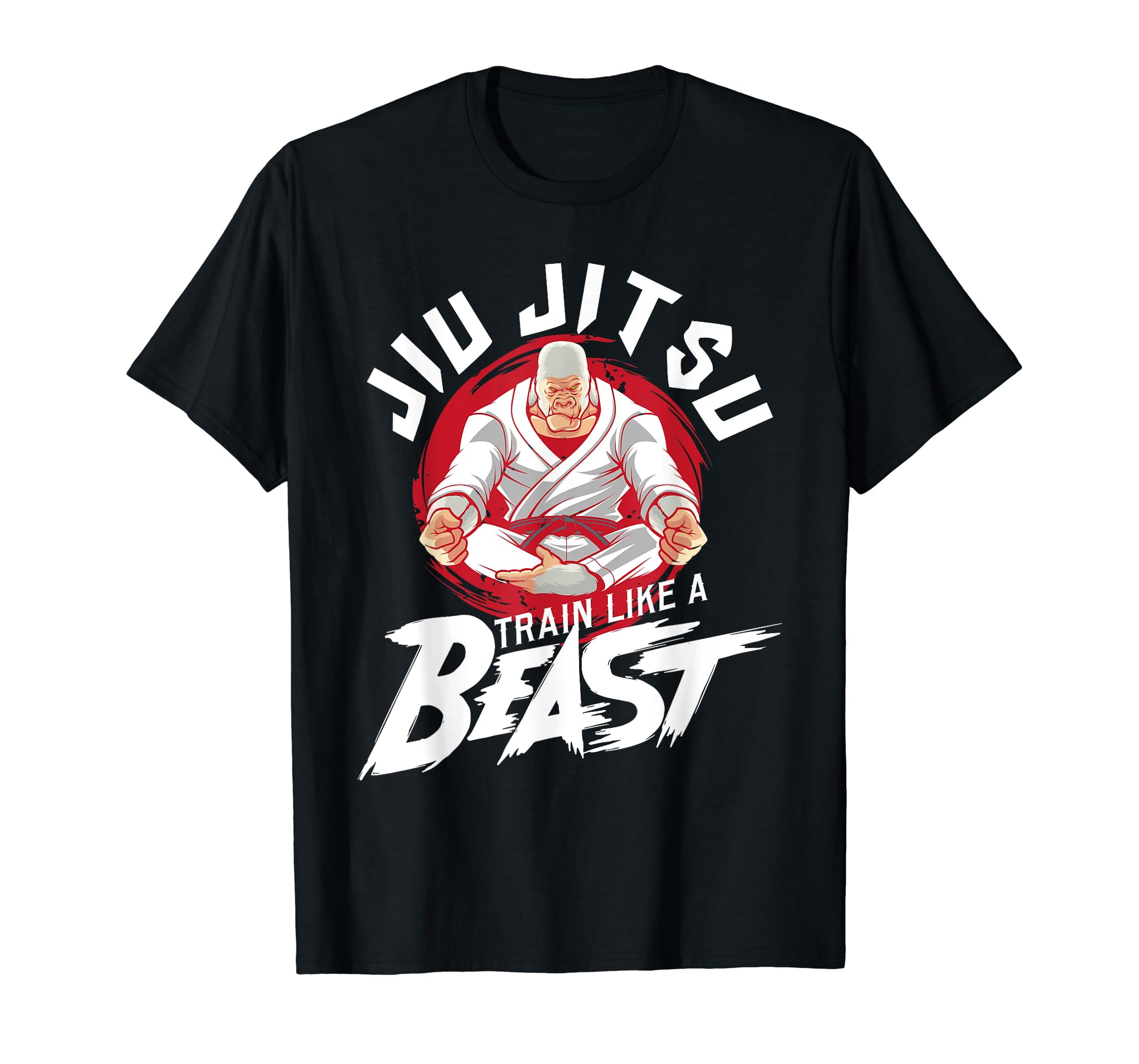Train like a Beast - Brazilian Jiu Jitsu MMA BJJ Kickboxing T-Shirt ...