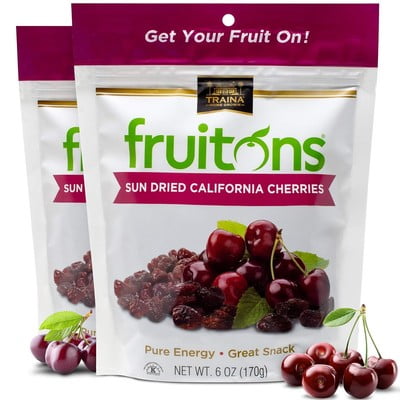 Traina FruitOn Sun-Dried Cherries 6 oz (Pack of 8) - Walmart.com