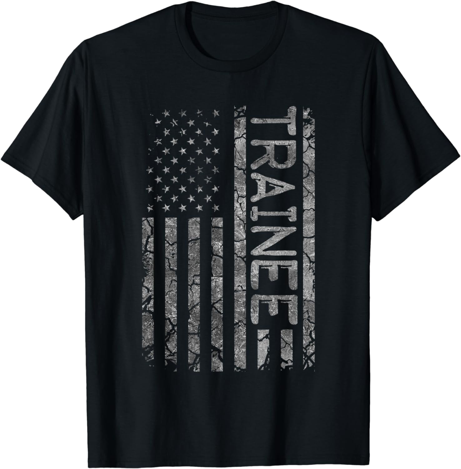 Trainee Funny Job Title Worker American Flag Trainee T-Shirt - Walmart.com