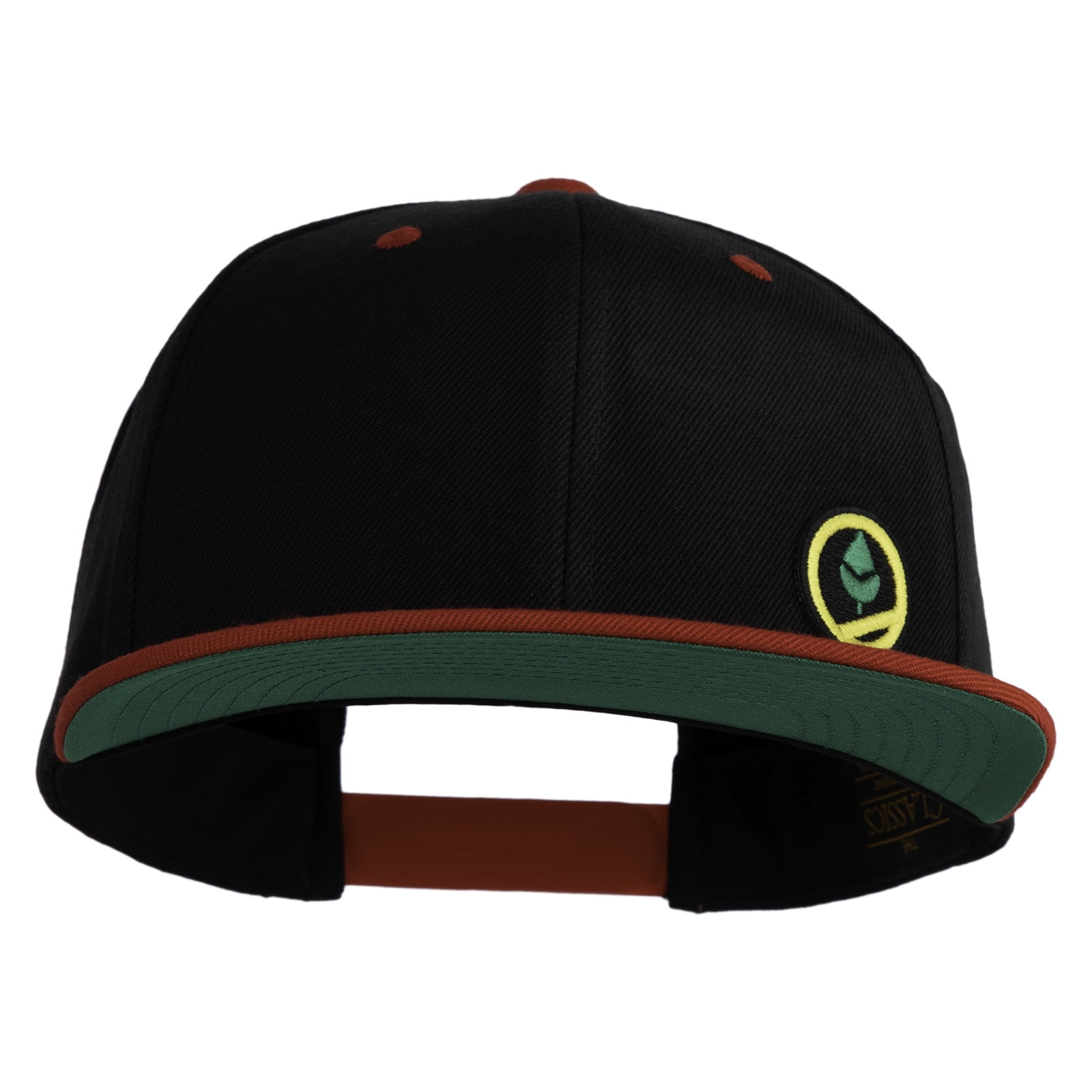 Trainer Red Monster Hunter Patched Classic Snapback Wool Blend 2 Tone ...