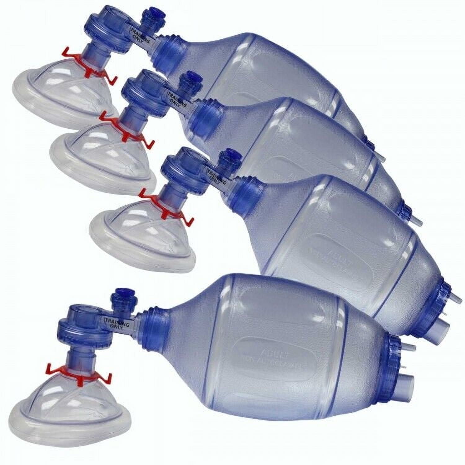 Training Bag Valve Mask (BVM) Adult/Child, 4 Pack - Walmart.com