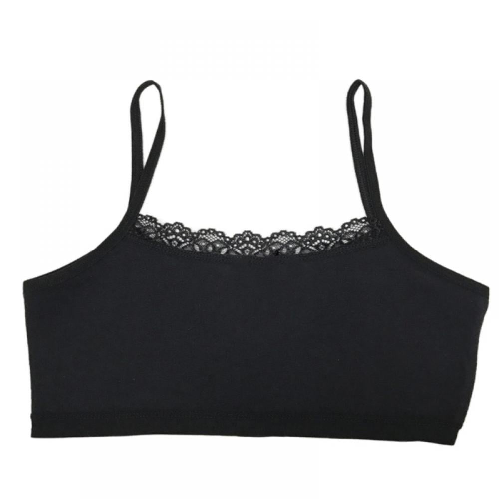 Training Bra for Girls 8-12 Cotton Crop Cami Bralette Starter Bras ...
