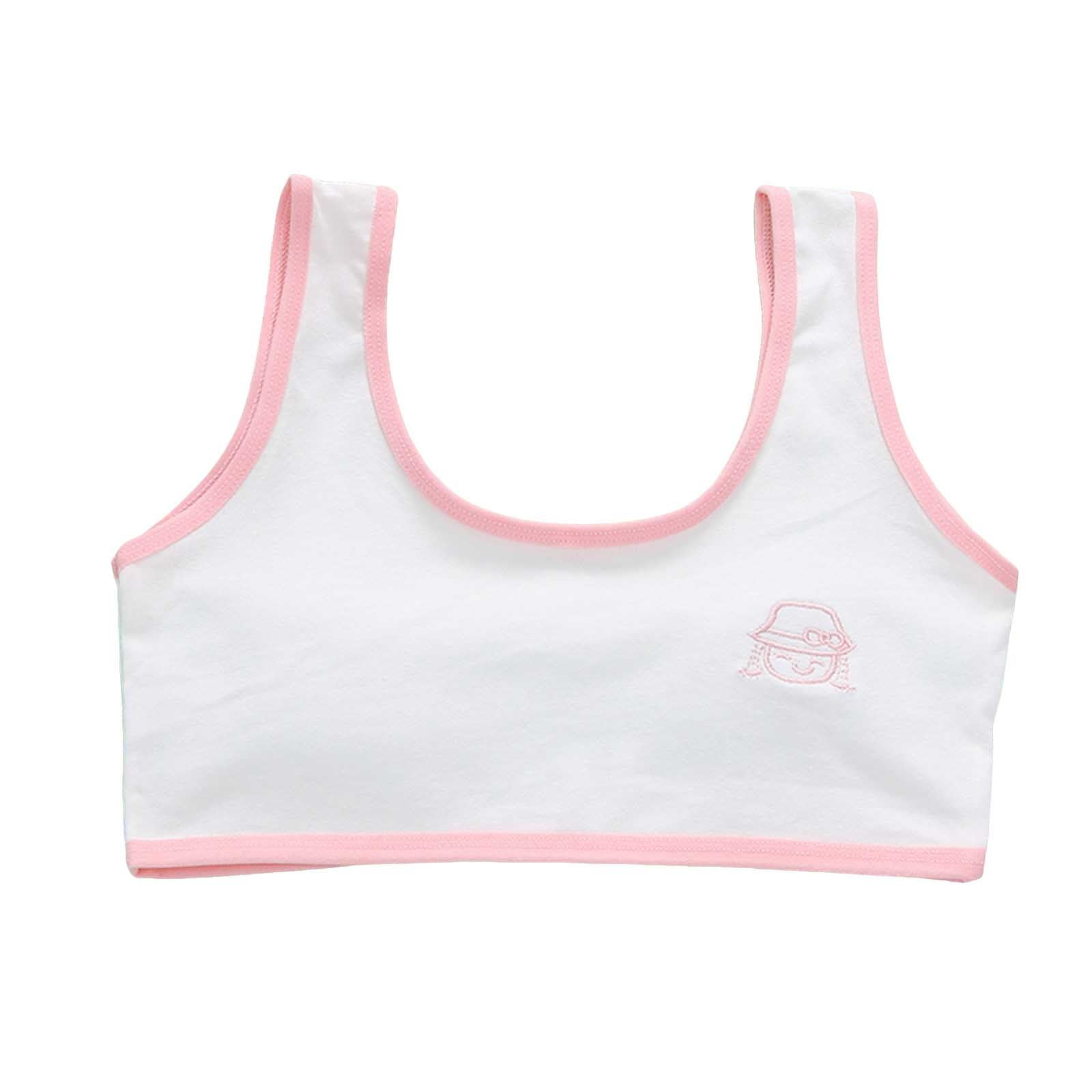 Training Bras Girls Crop Top Bra Seamless Training Teen Bra Camisole ...