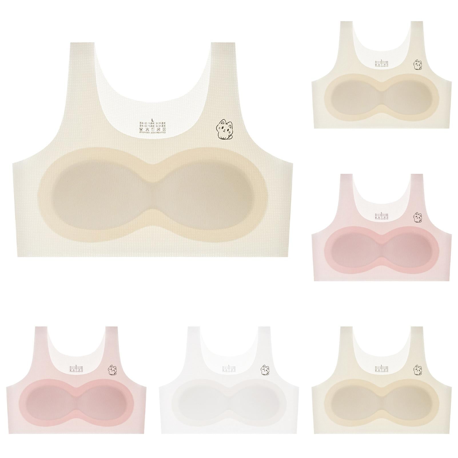 Training Bras for Girls with Adjustable Straps Tween Sports Seamless ...