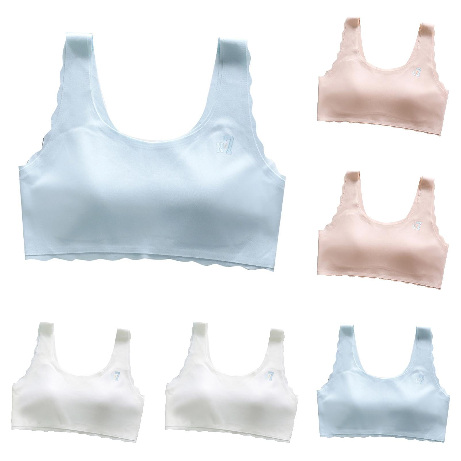 Training Bras for Girls with Adjustable Straps Tween Sports Seamless ...