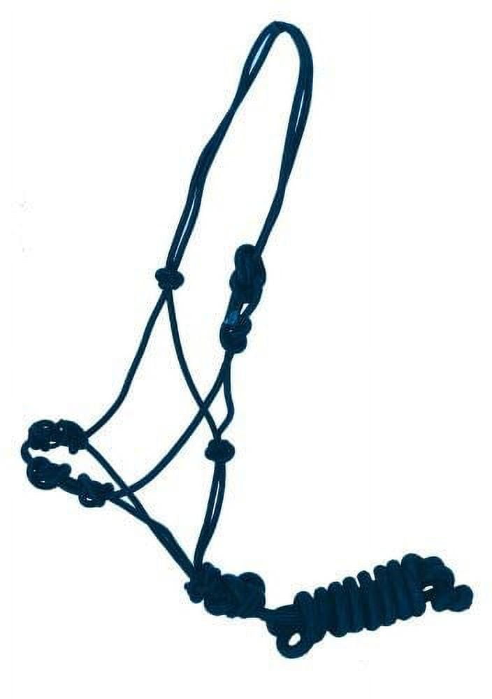 Training Cowboy Knot Halter w/ Removable Lead (Navy) - Walmart.com