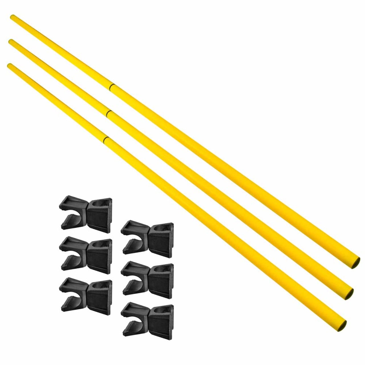 Training Crossbars for Sports Agility Poles - Set of 3 Crossbars and 6 ...