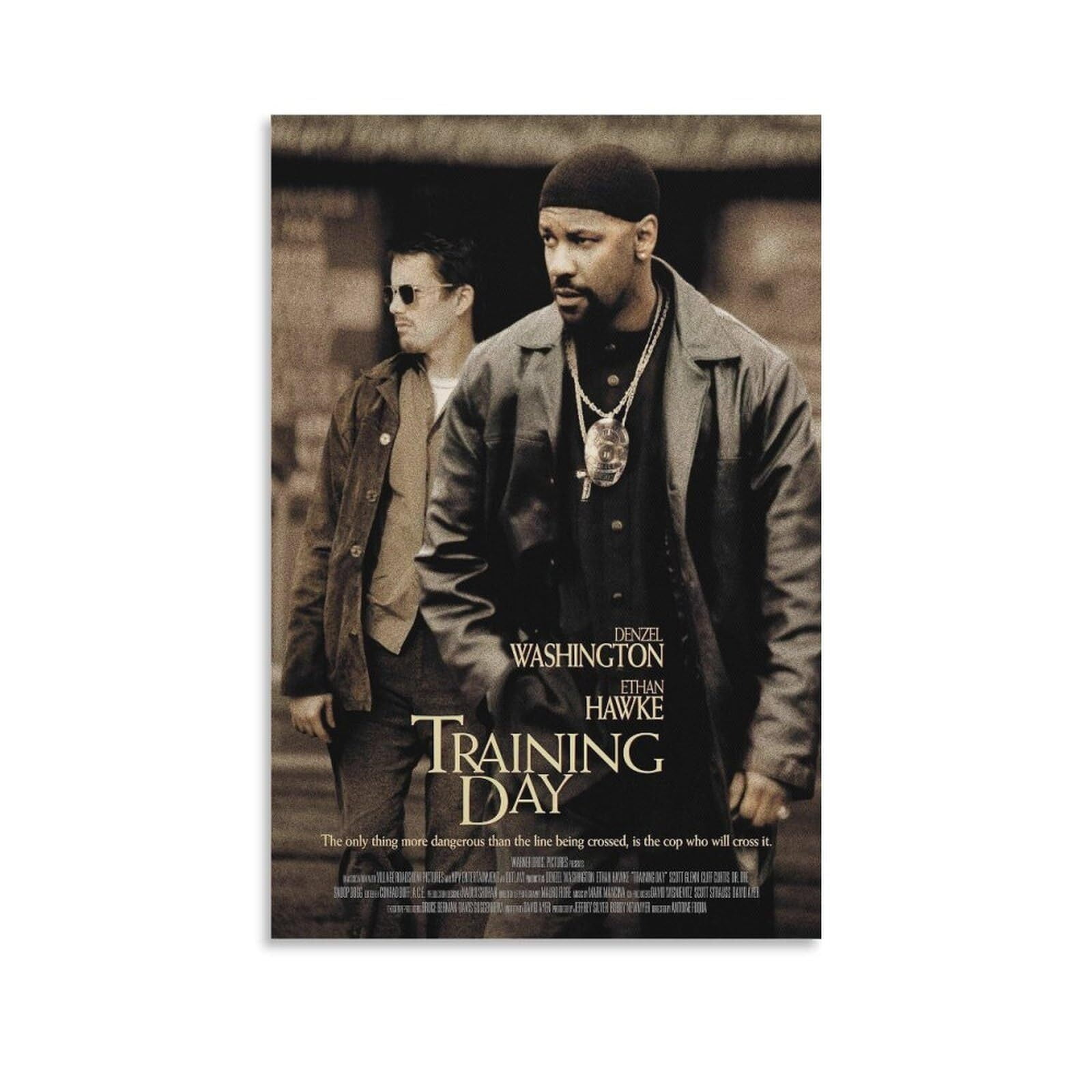 Training Day Crime Story Movie Poster (3) Art Poster Canvas Painting ...