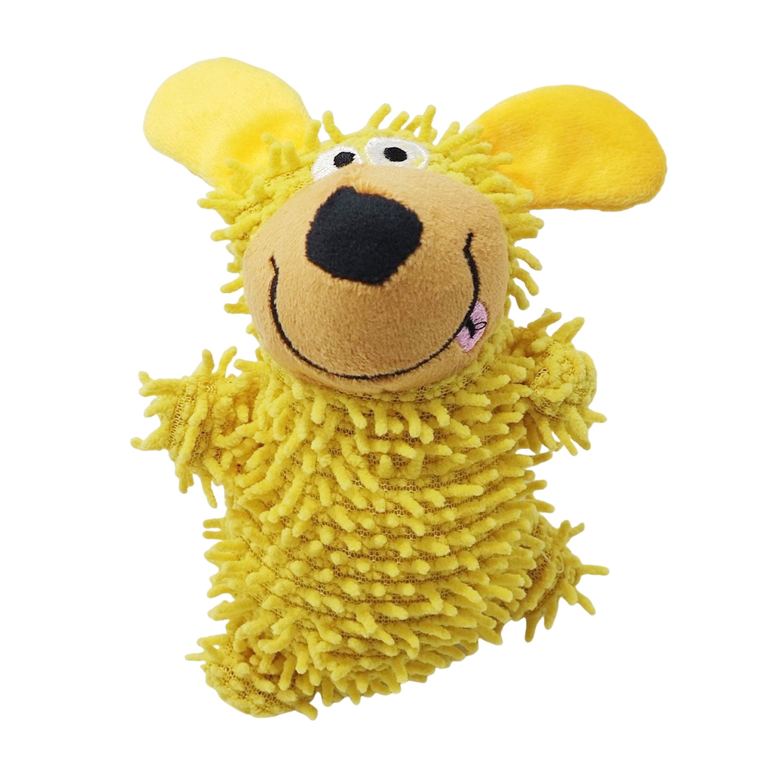 Training-Friendly Squeaky Mop Plush: Interactive Rattle, Bite Sounds ...