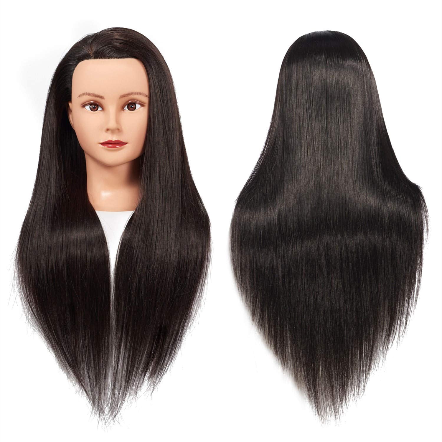 Training Head 26"-28" Long Hair Mannequin Training Head Dolls for ...
