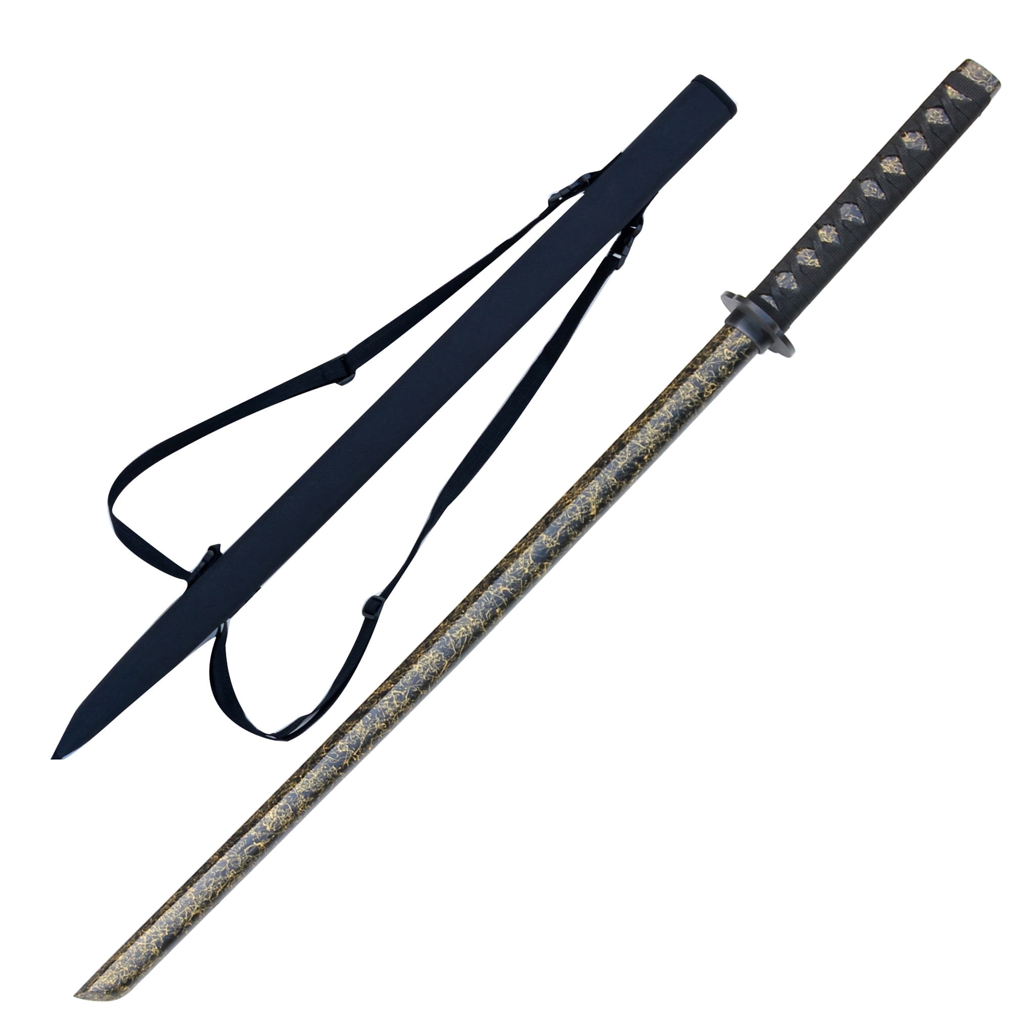 Training Kendoka Golden Age Bokken Sword Set with Sheath – Wooden ...