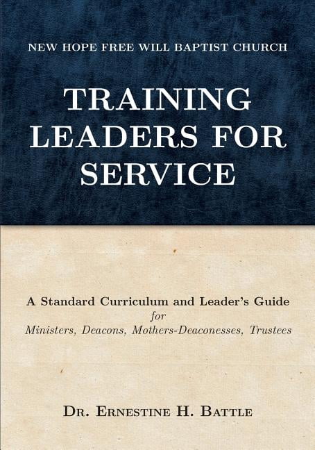 Training Leaders For Service: A Standard Curriculum and Leader's Guide ...
